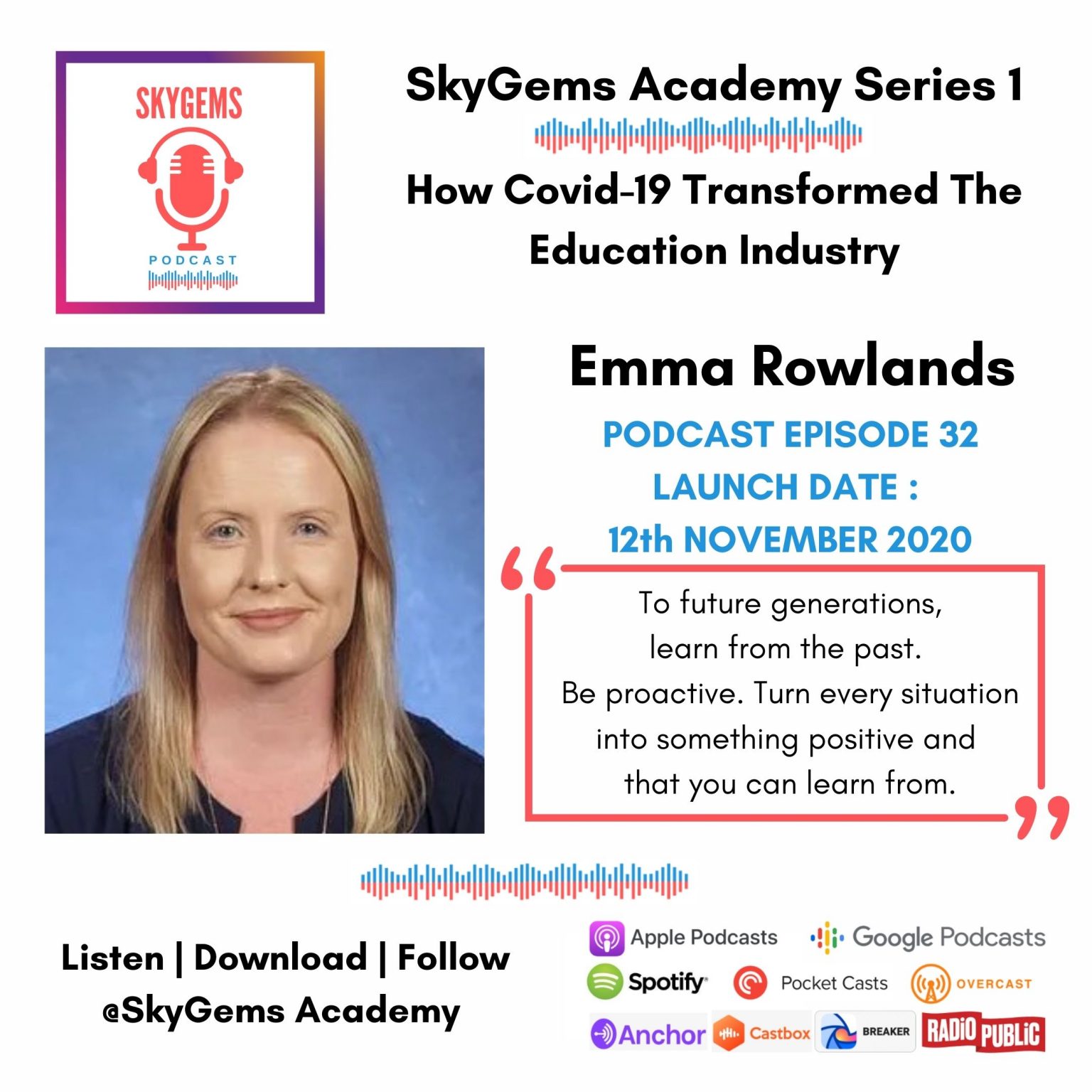 Emma Rowlands - Skygems Academy